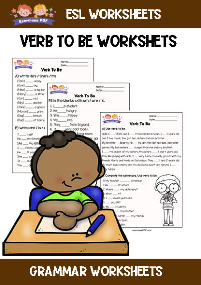 Verb To Be Exercises PDF am is are was were Verb To Be Exercises PDF am is are was were